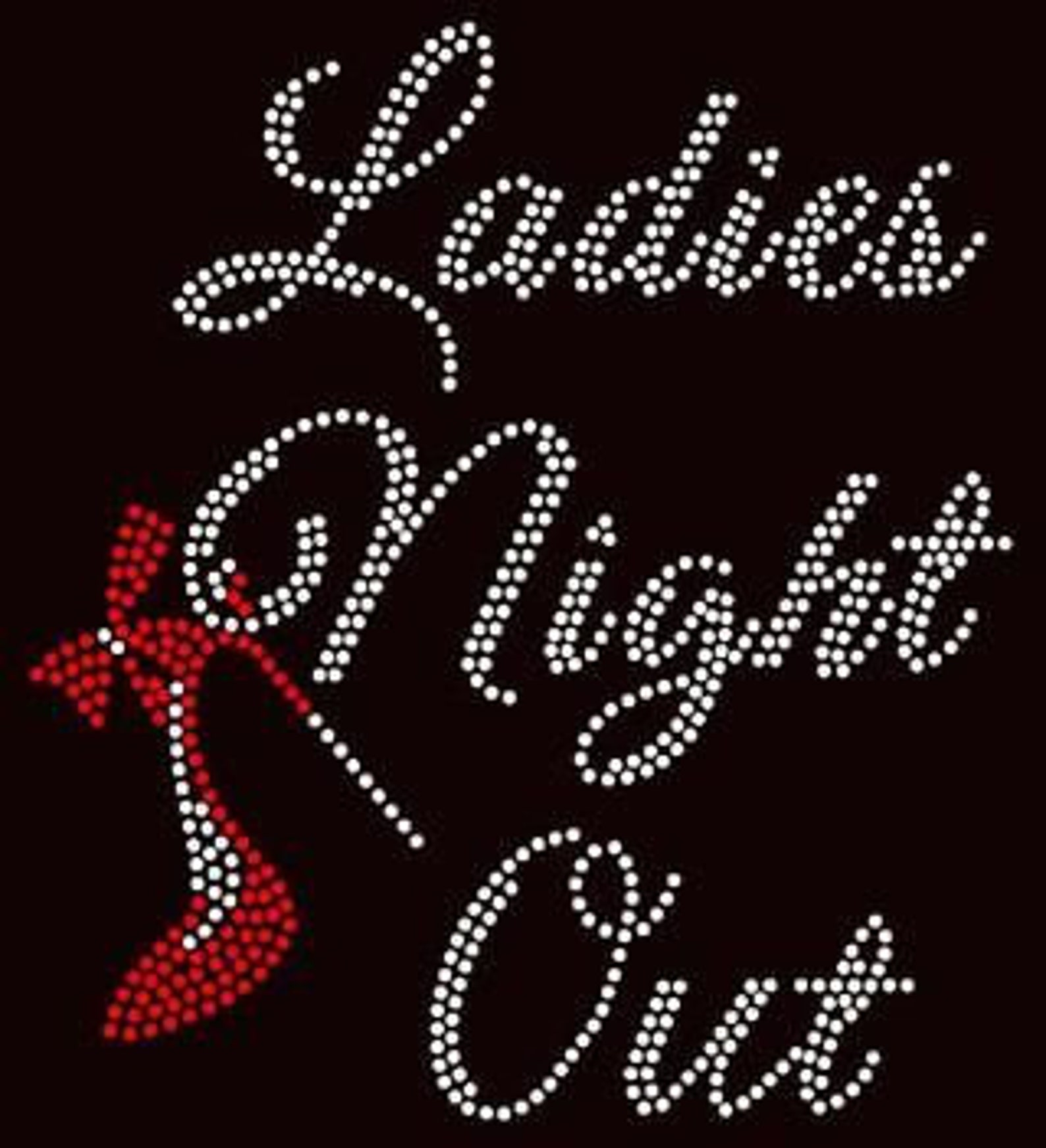 Ladies Night Out Bling Transfer - Etsy