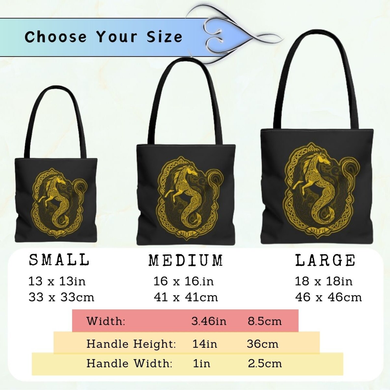 Kelpie Celtic Bag Irish Mythology Idea Gaelic Legend Lover of Folklore ...