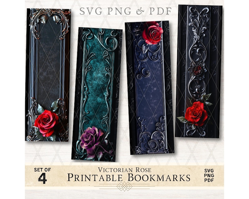 Romance Bookmarks PNG Romantasy Bookmarks Design PNG Dark Romance ...