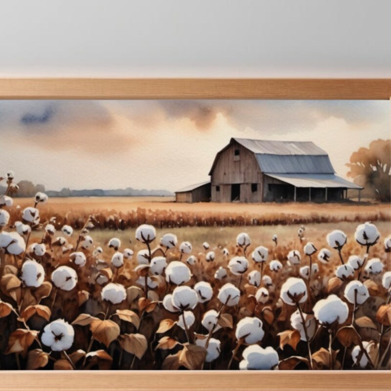 Cotton Fields - Etsy
