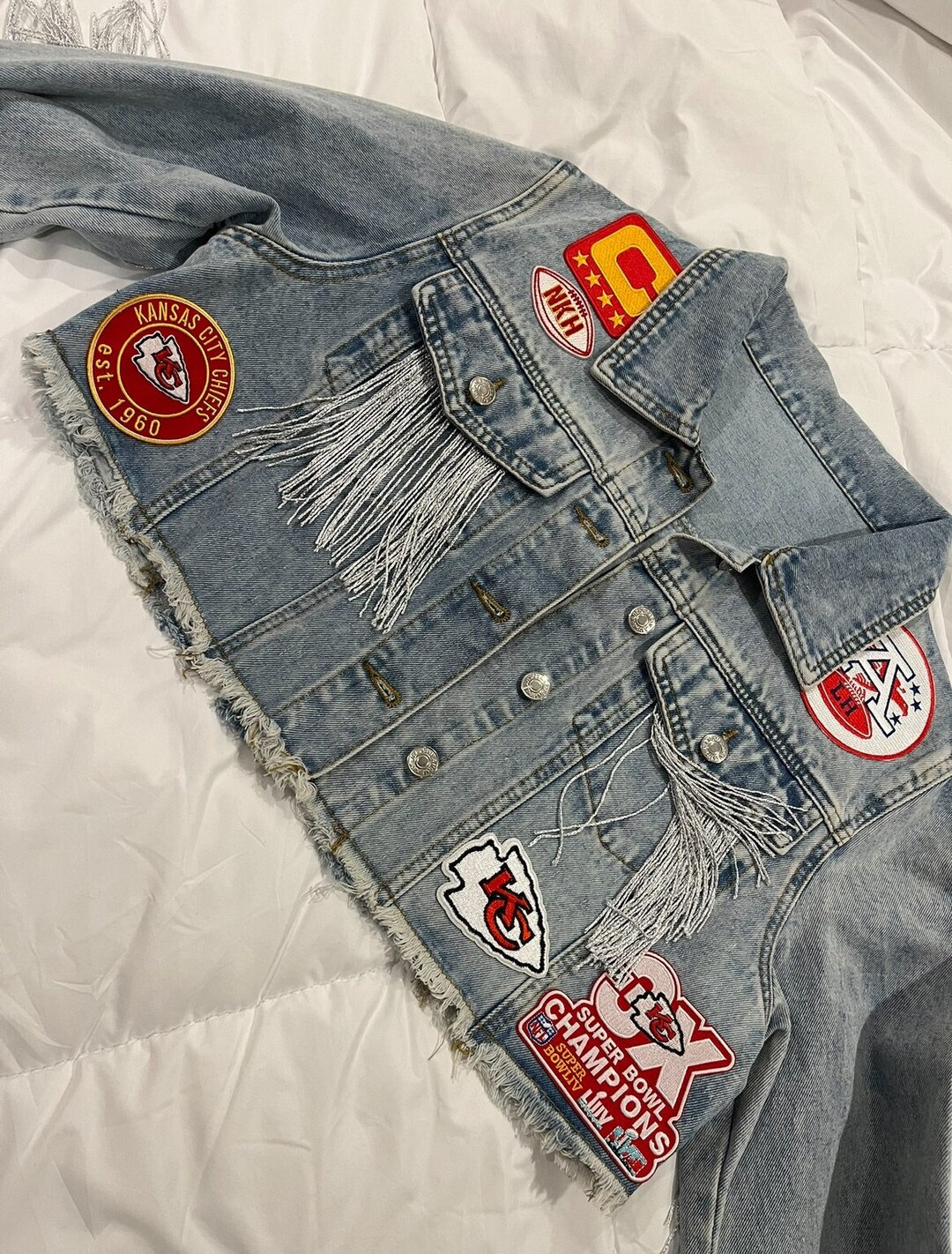 Custom Team Denim Jacket: Couture Sportswear - Etsy