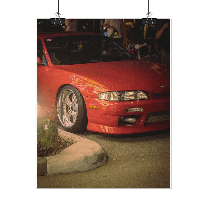 Red Nissan Silvia S15 Rolled Poster - Etsy