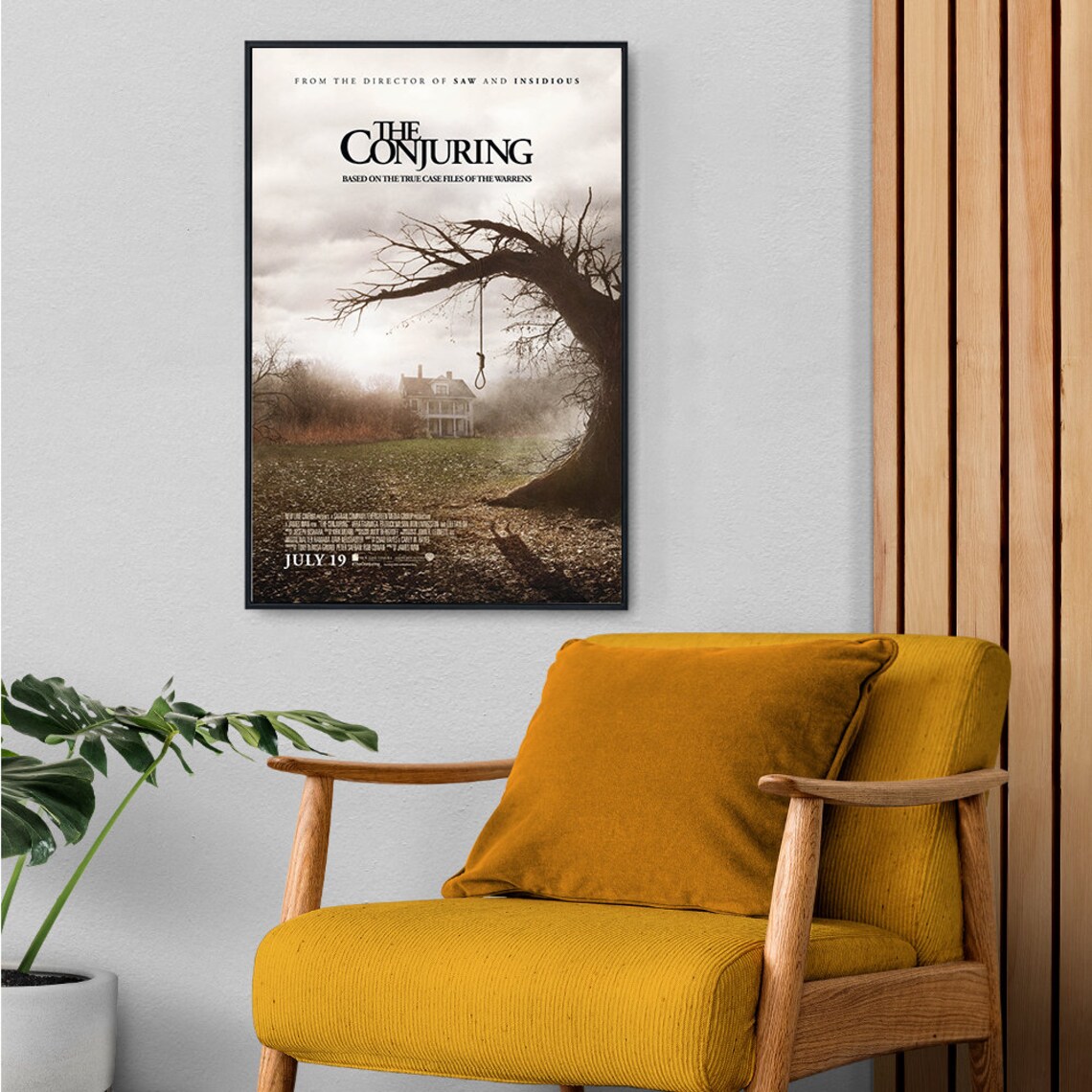 The Conjuring Movie Poster, Vintage Poster, Movie Art Printing, Wall ...