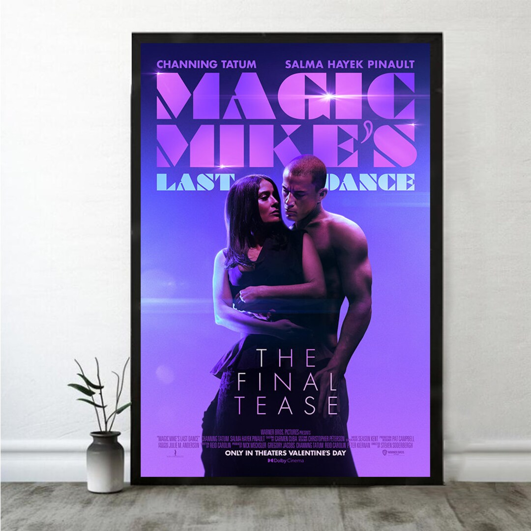 Magic Mike's Last Dance Movie Poster, Vintage Poster, Movie Art ...