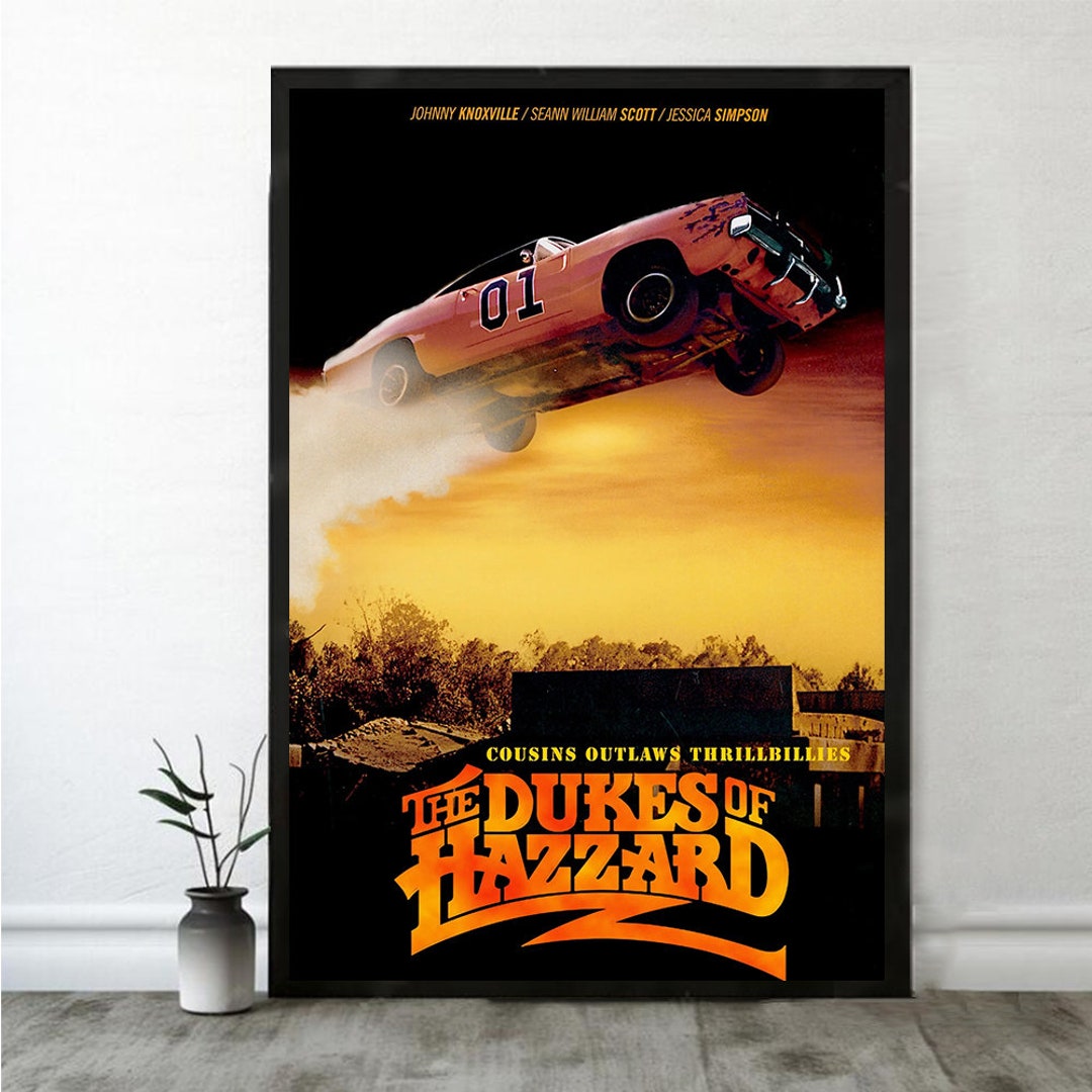 The Dukes of Hazzard Movie Poster, Vintage Poster, Movie Art Printing ...