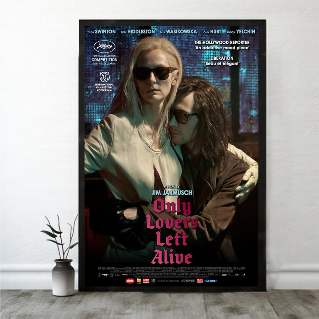 Only Lovers Left Alive Movie Poster, Vintage Poster, Movie Art Printing ...