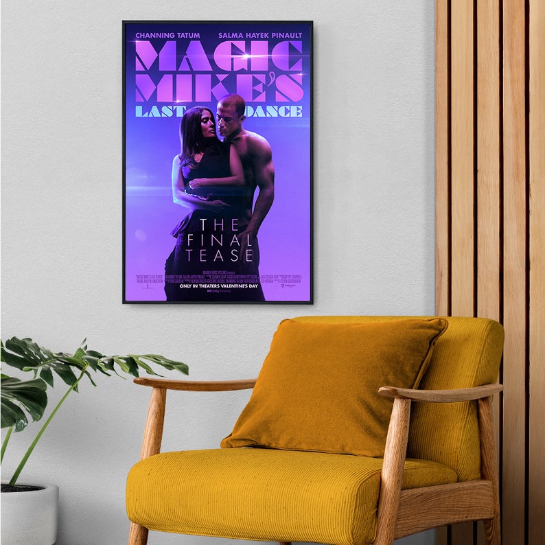 Magic Mike's Last Dance Movie Poster, Vintage Poster, Movie Art ...