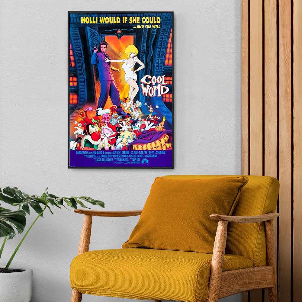 Cool World Movie Poster, Vintage Poster, Movie Art Printing, Wall Art ...