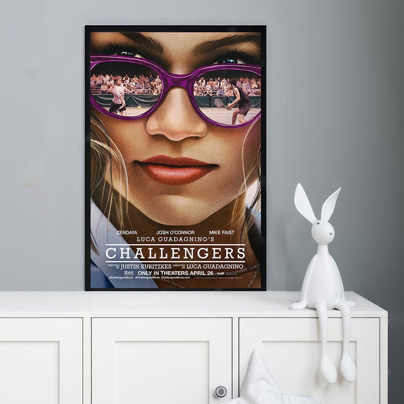 Challengers 2024 Movie Poster, Vintage Poster, Movie Art Printing, Wall ...