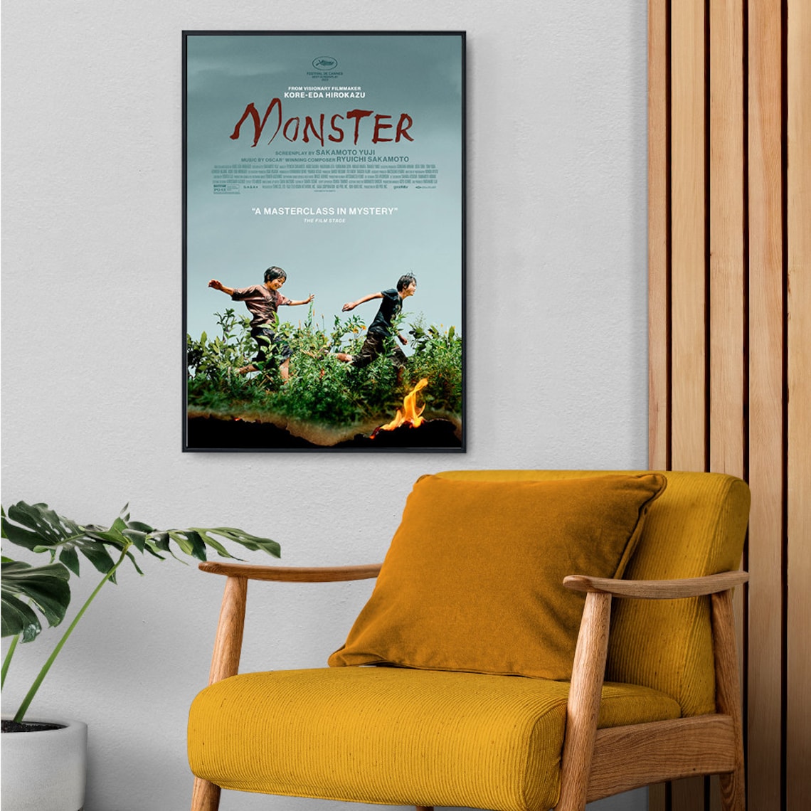 Monster Movie Poster, Vintage Poster, Movie Art Printing, Wall Art ...