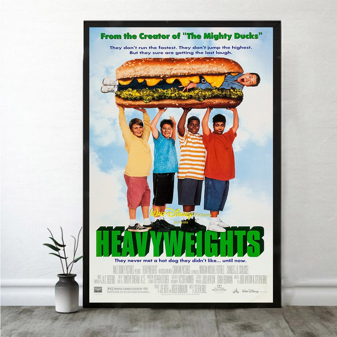 Heavyweights Movie Poster, Vintage Poster, Movie Art Printing, Wall Art ...