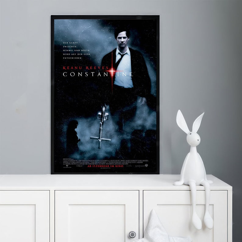 Constantine Movie Poster, Vintage Poster, Movie Art Printing, Wall Art ...
