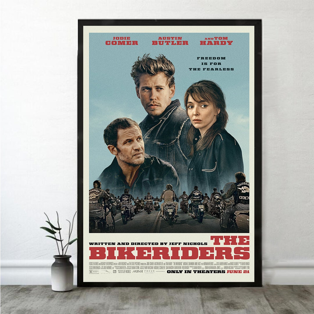 The Bikeriders Movie Poster, Vintage Poster, Movie Art Printing, Wall ...