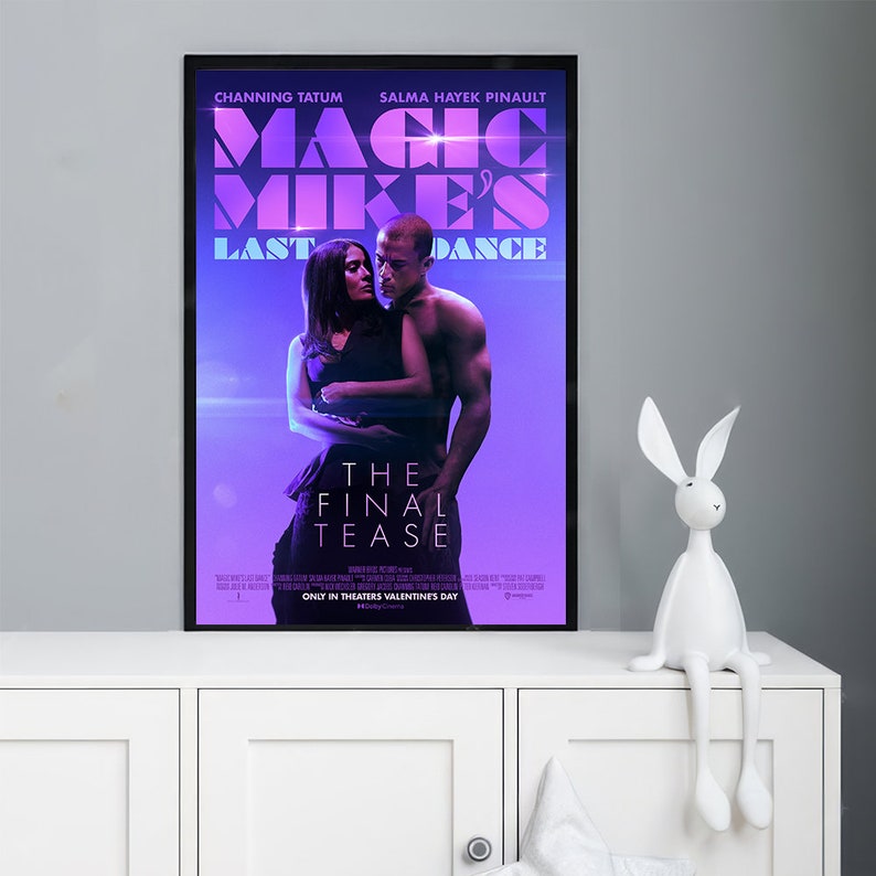 Magic Mike's Last Dance Movie Poster, Vintage Poster, Movie Art ...