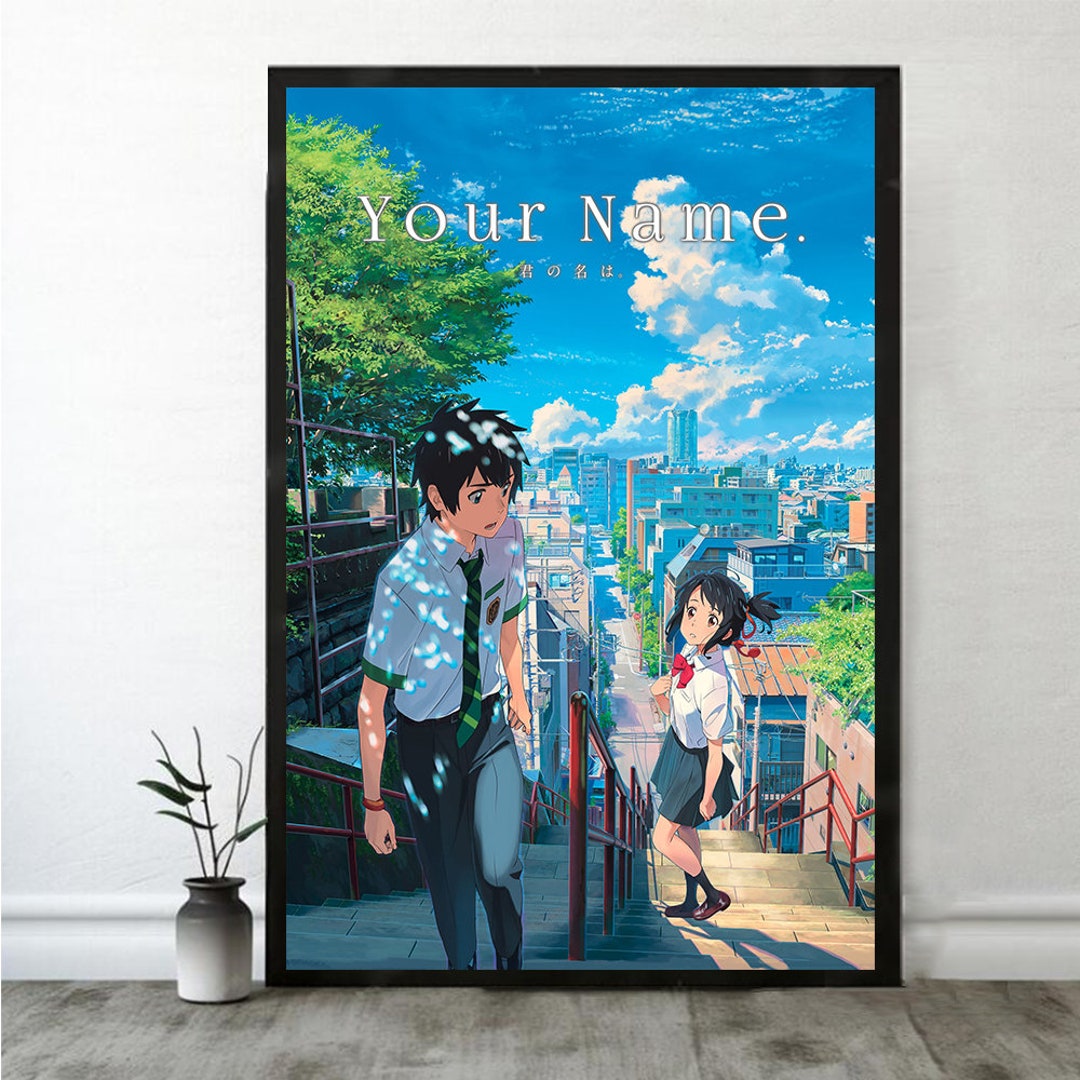 Your Name Japanese Movie Poster, Vintage Poster, Movie Art Printing ...