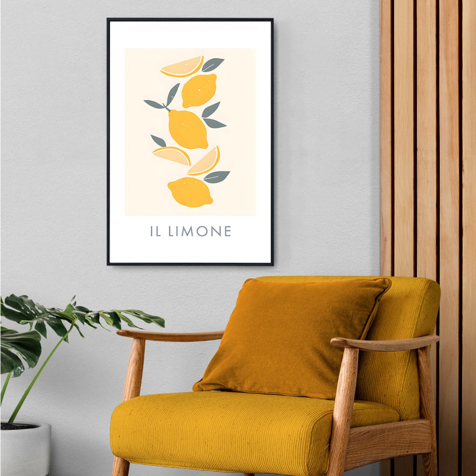 When Life Gives You a Lemons, Make Lemonade Poster, Lemon Abstract ...