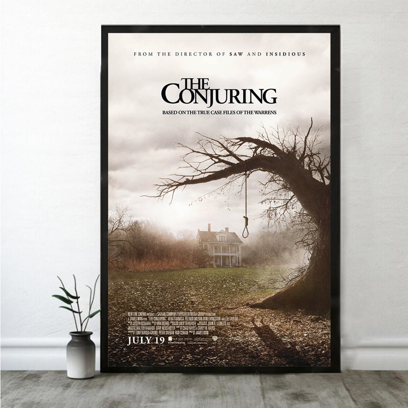 The Conjuring Movie Poster, Vintage Poster, Movie Art Printing, Wall ...