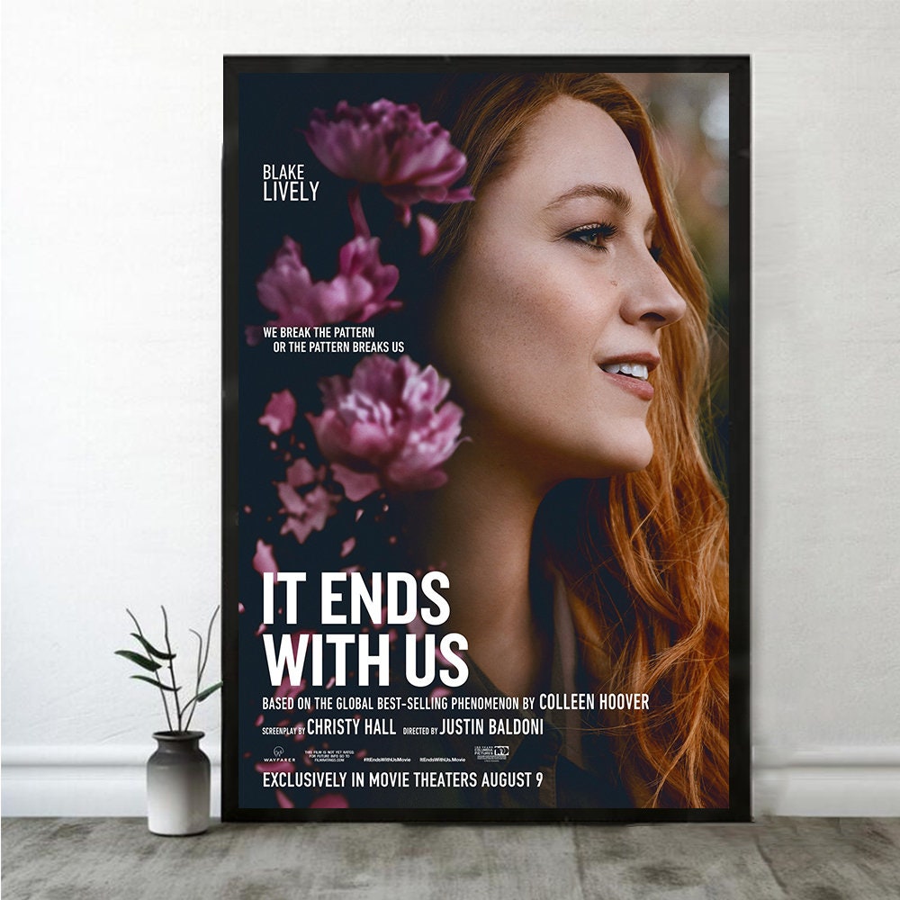 It Ends With Us 2024 Movie Poster, Vintage Poster, Art Printing, Wall Art Canvas, Poster for ...