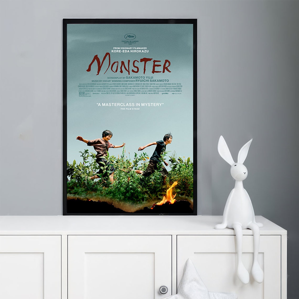 Monster Movie Poster, Vintage Poster, Movie Art Printing, Wall Art ...