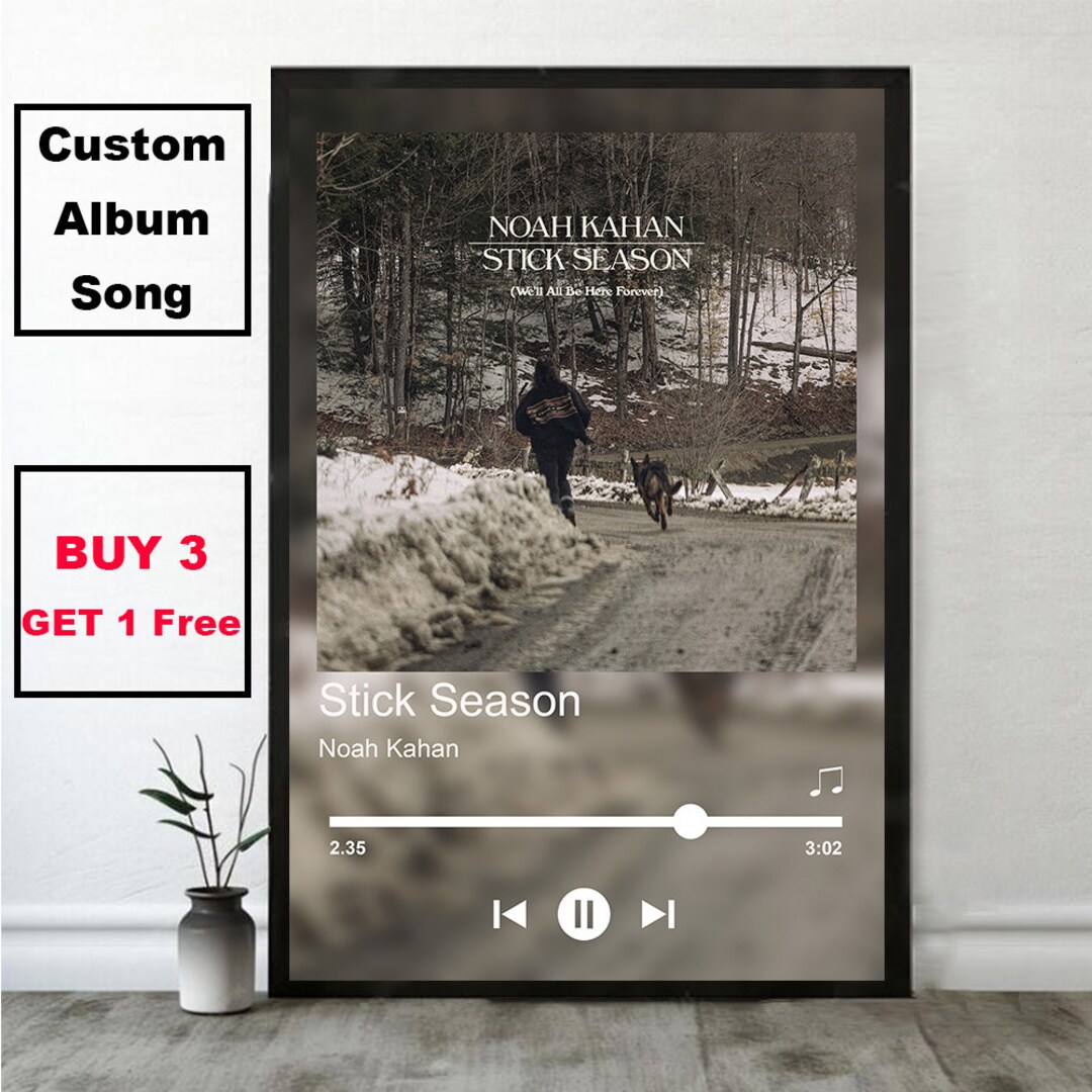 Personalized Album Cover, Custom Album Song Poster, Album Cover Print ...