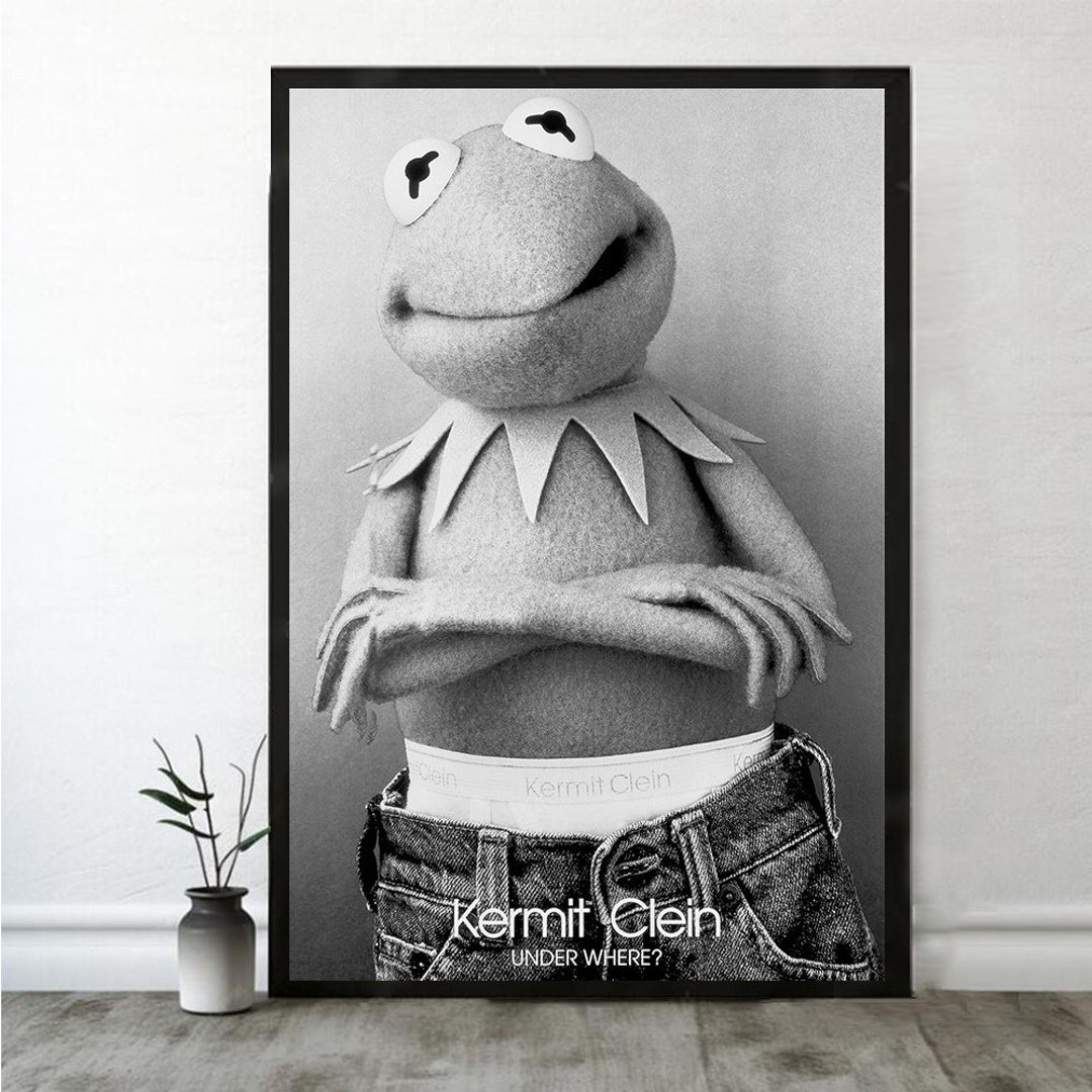 The Muppets Kermit Clein Movie Poster, Vintage Poster, Movie Art ...