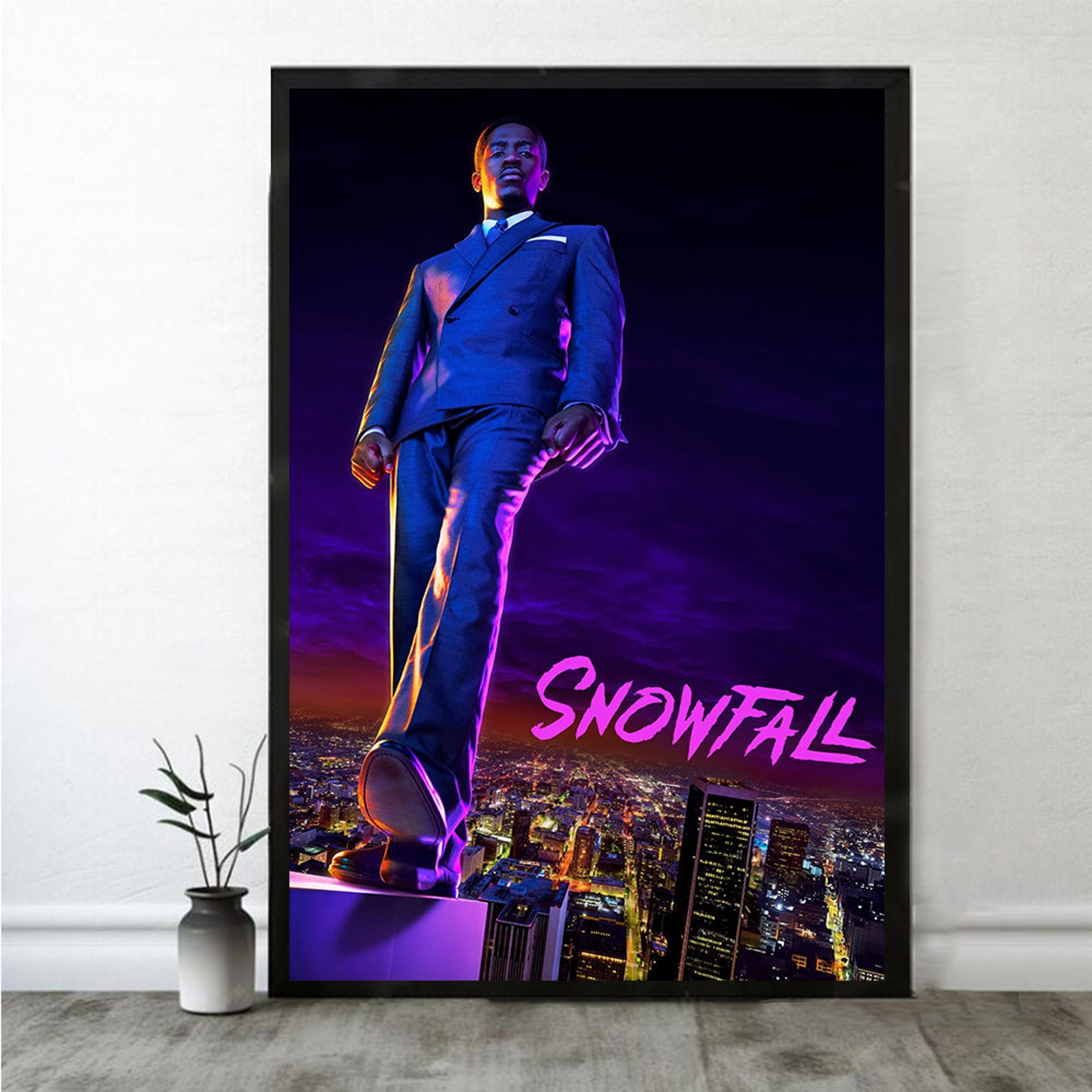 Snowfall Movie Poster, Vintage Poster, Movie Art Printing, Wall Art ...