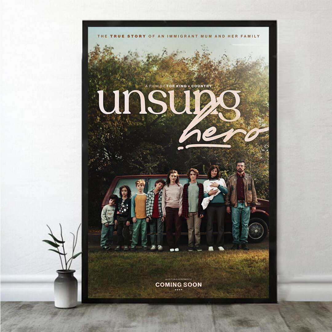 Unsung Hero 2024 Movie Poster, Vintage Poster, Movie Art Printing, Wall ...