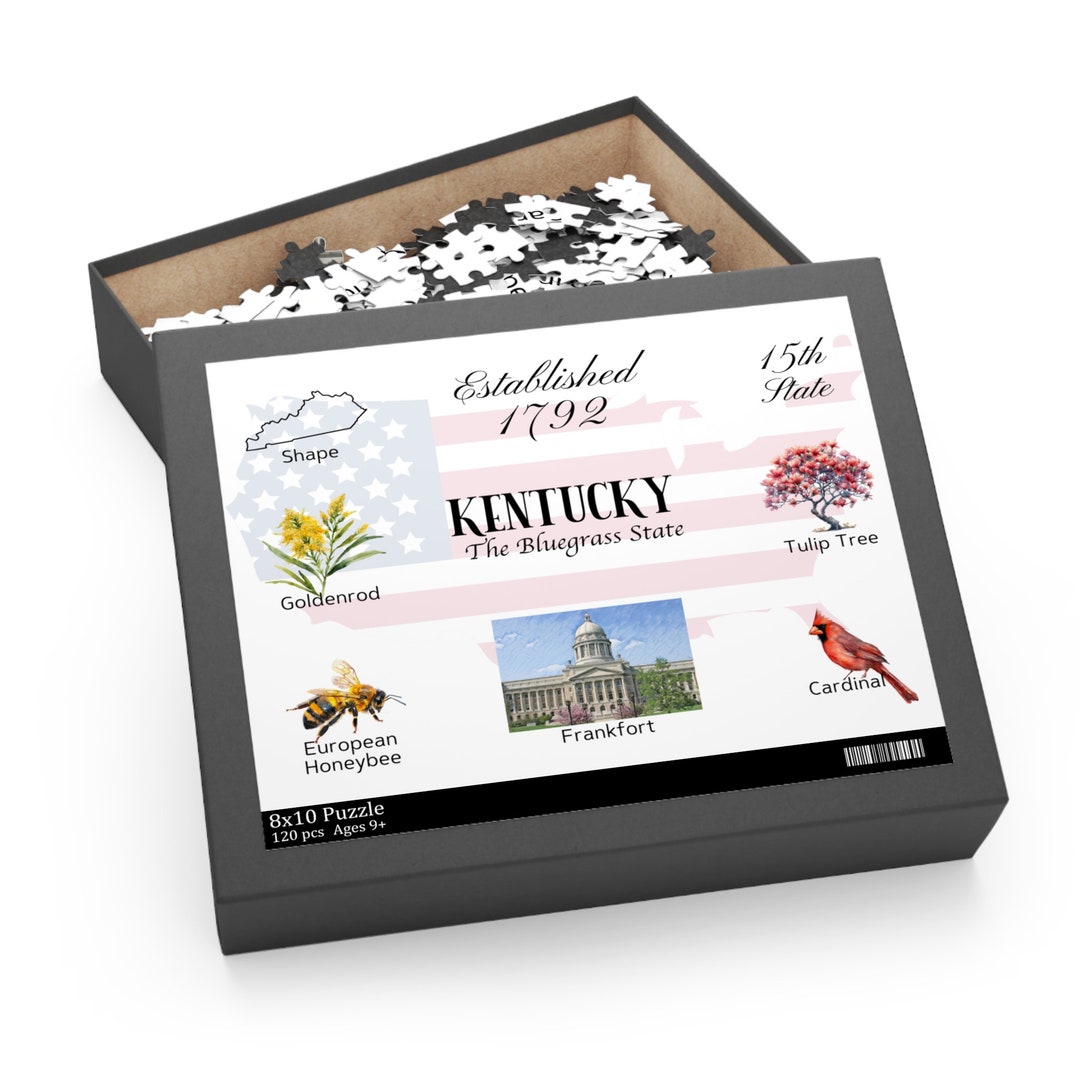 Kentucky Puzzle (120, 252, 500-piece) - Etsy