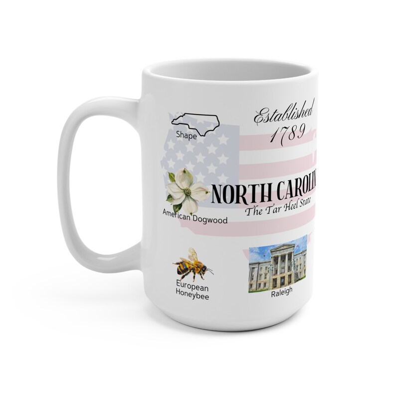 North Carolina Mug - Etsy