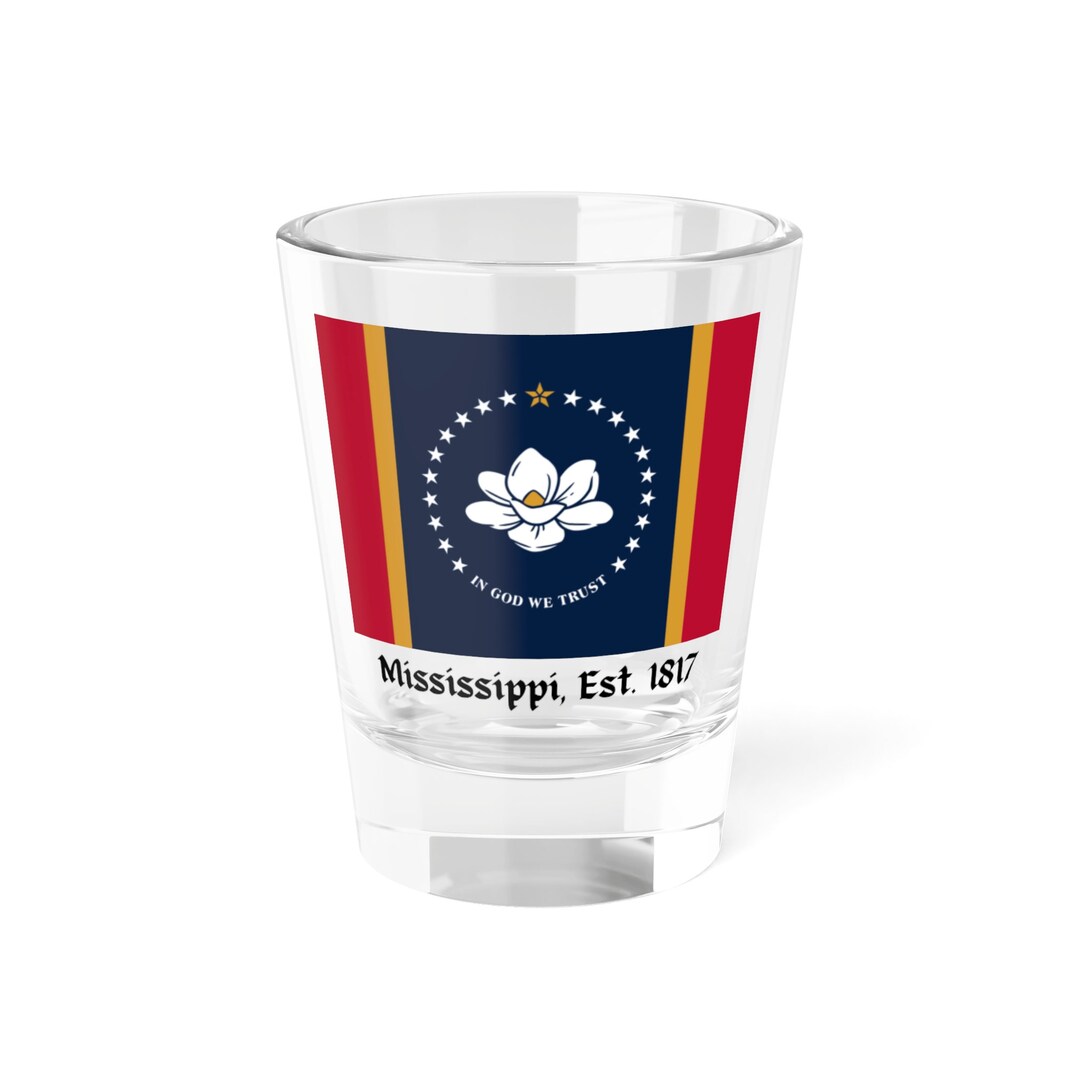 Mississippi Shot Glass, 1.5oz - Etsy