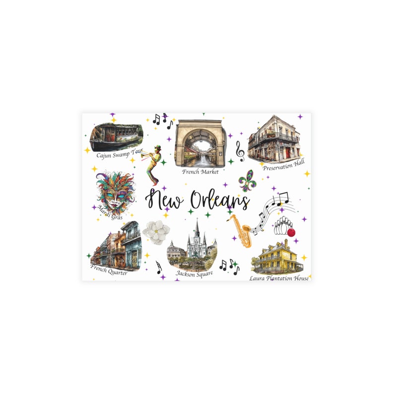 New Orleans - Postcard Bundles (envelopes Not Included) - Etsy