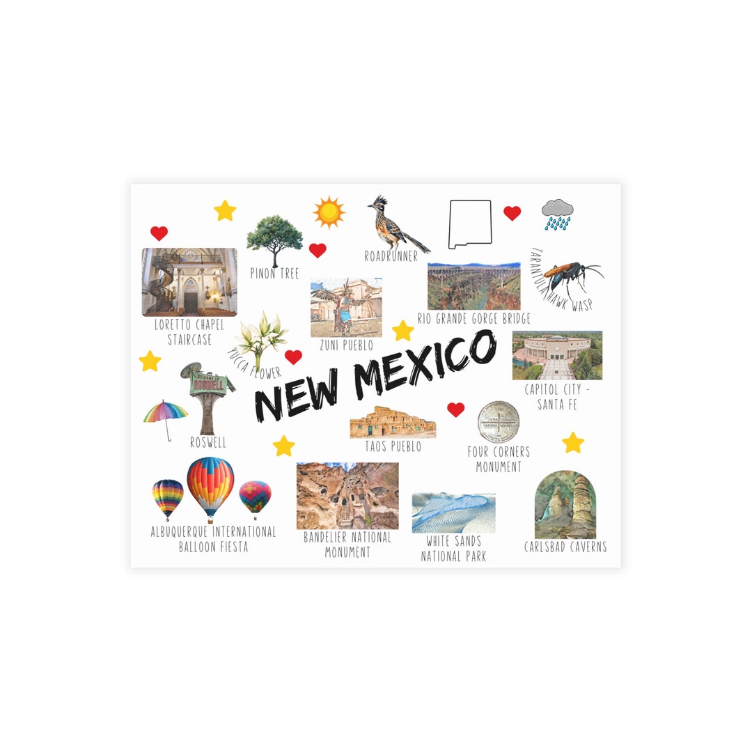 New Mexico - Postcard Bundles (envelopes Not Included) - Etsy