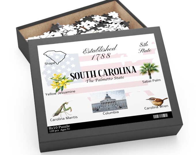 South Carolina Themes and Landmarks Postcard 1 Postcard or Notecard ...