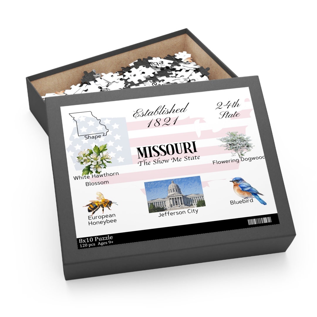 Missouri Puzzle (120, 252, 500-piece) - Etsy