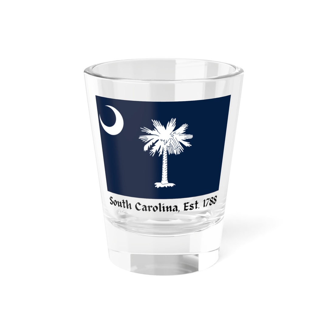 South Carolina Shot Glass, 1.5oz - Etsy