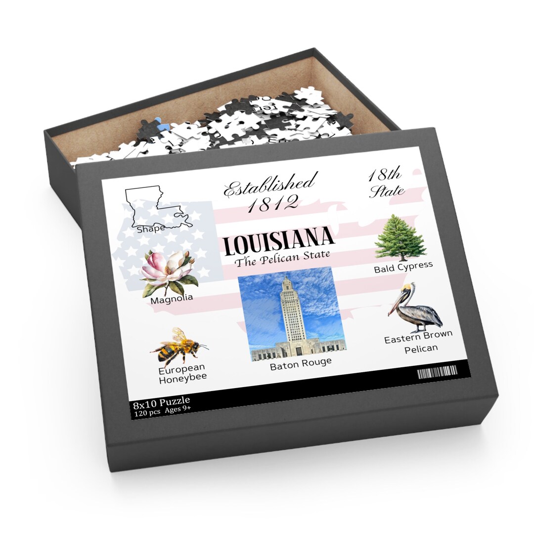 Louisiana Puzzle (120, 252, 500-piece) - Etsy