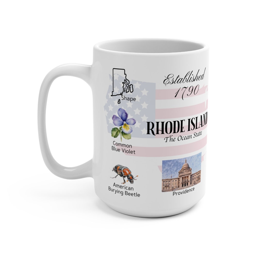 Rhode Island Mug 15oz - Etsy