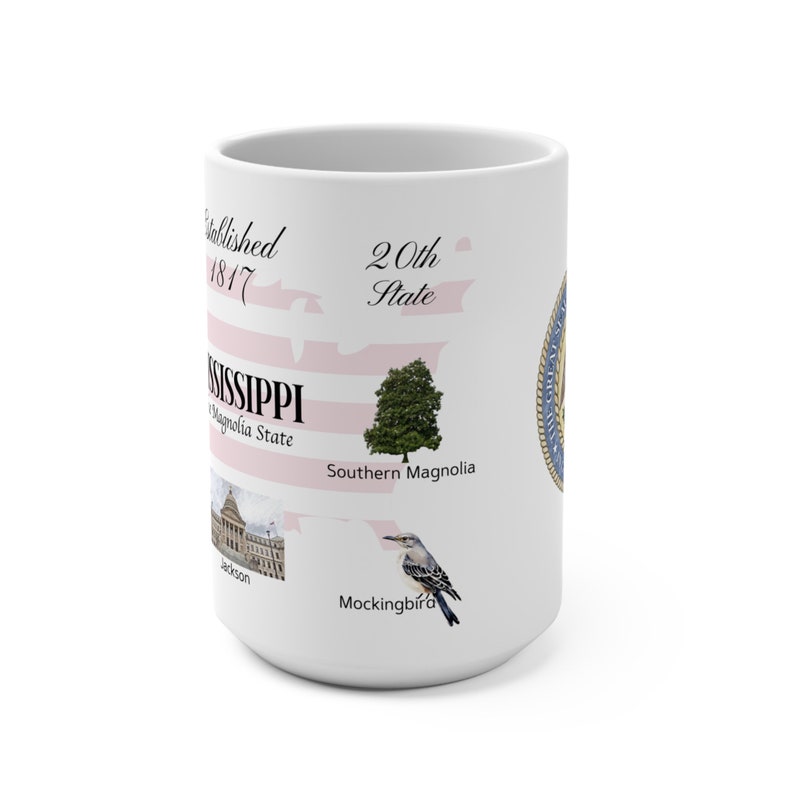 Mississippi Mug 15oz - Etsy
