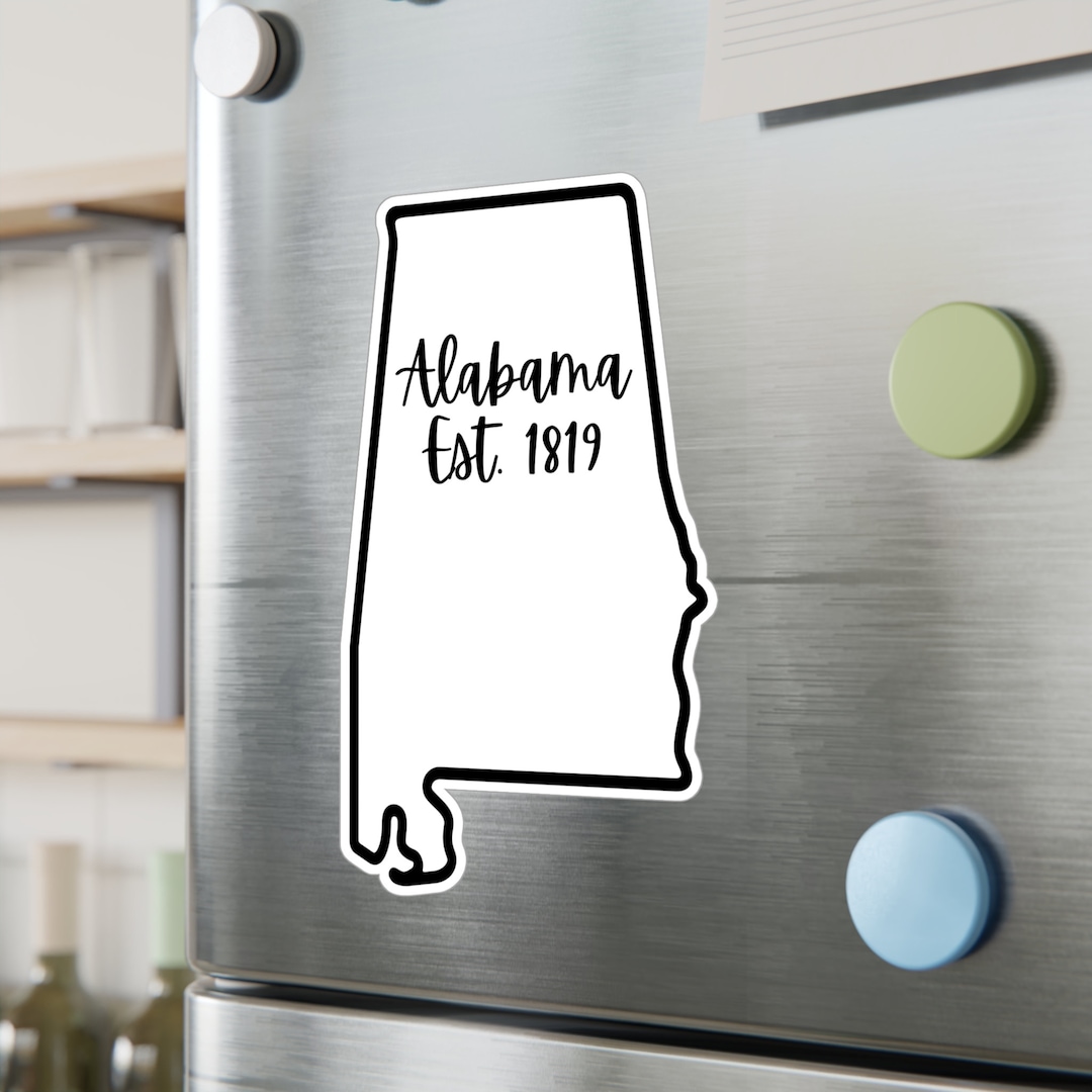 Alabama - Kiss-cut Vinyl Decals - Etsy