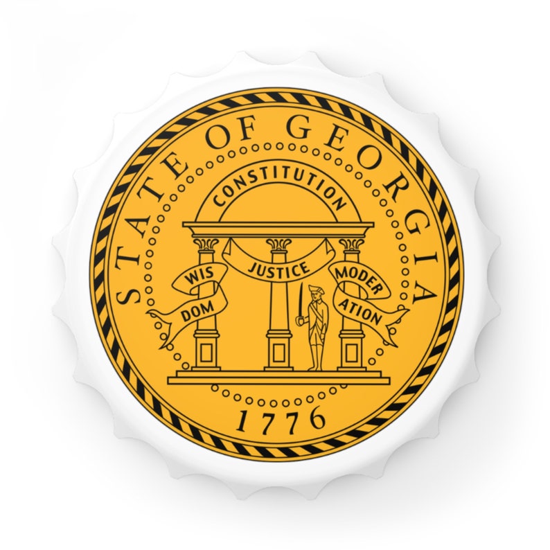 Georgia State Seal - Bottle Opener - Etsy