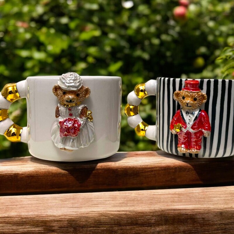 Ceramic Teddy Bear - Etsy