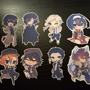 Bungou Stray Dogs Cute Chibi Stickers | BSD - Etsy