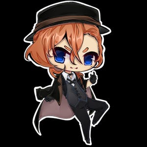 Bungou Stray Dogs Cute Chibi Stickers | BSD - Etsy