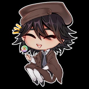 Bungou Stray Dogs Cute Chibi Stickers | BSD - Etsy