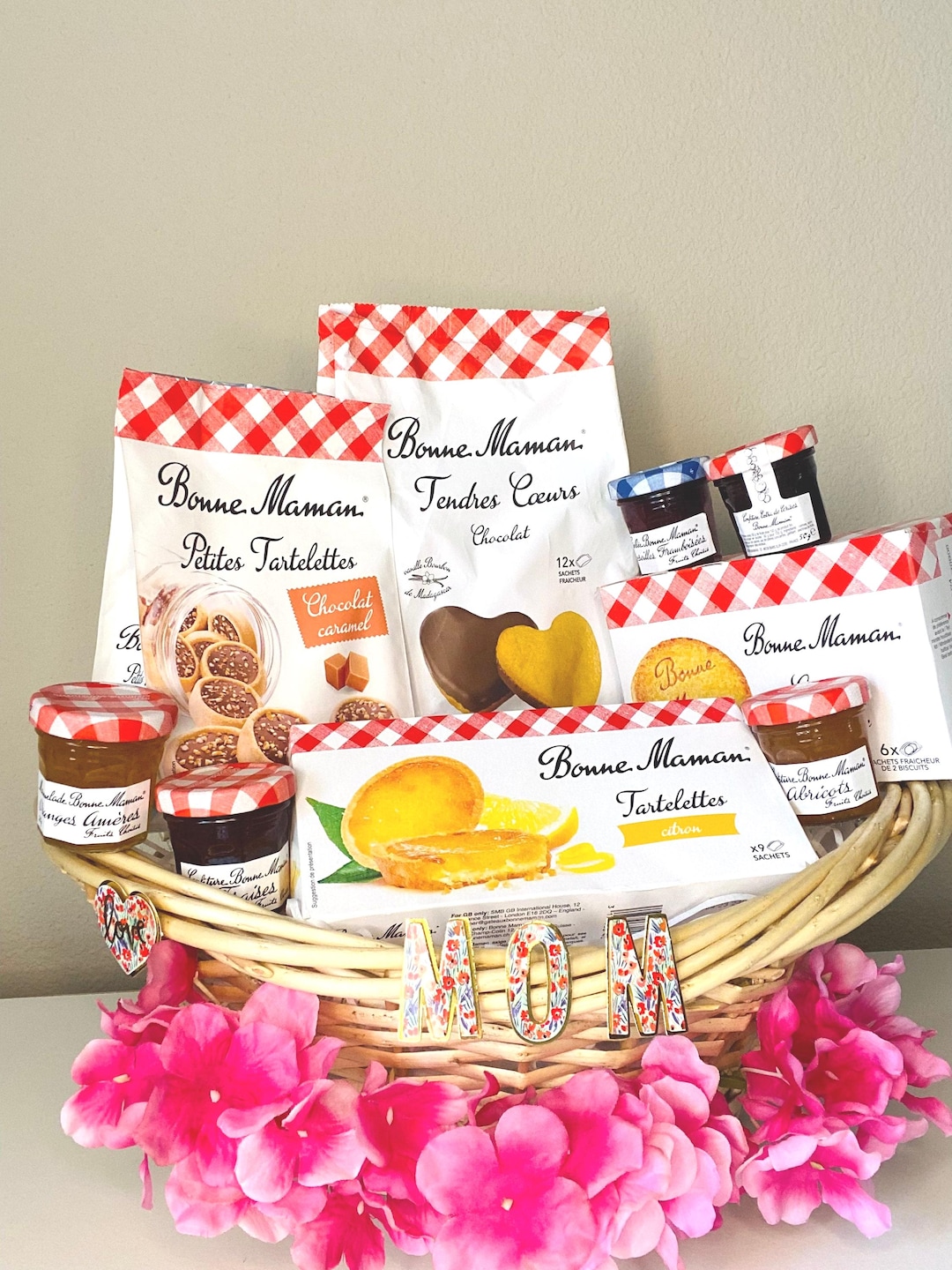 French Biscuits Bonne Maman Gift Basket - Etsy