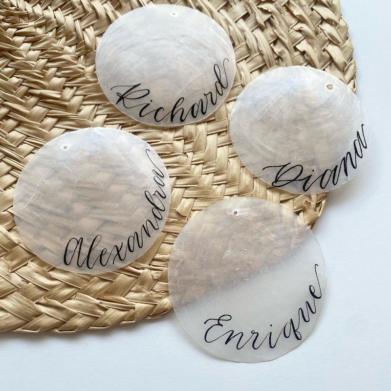 Shell Place Cards - Etsy