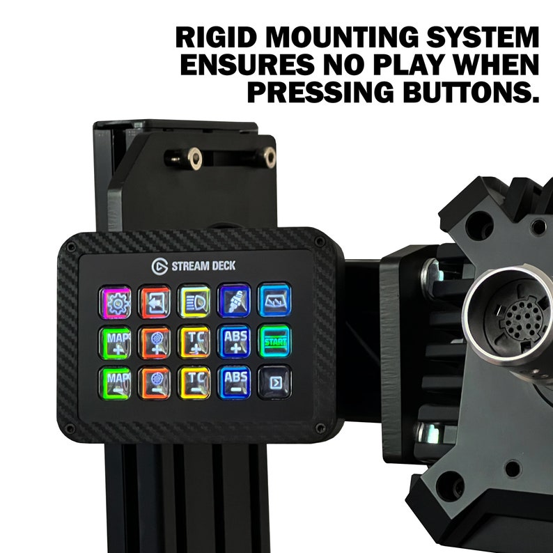 Stream Deck Enclosure Fully Adjustable Mount For Sim Racing / Flight ...