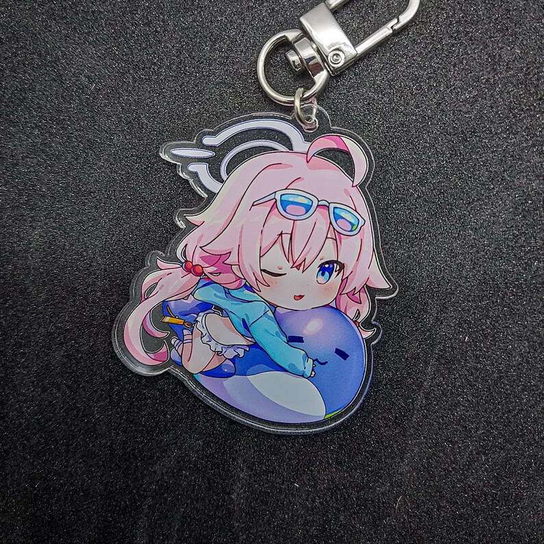 Blue Archive Keychain Acrylic Keychain Charm L Yuuka,hibiki,arona,mika ...