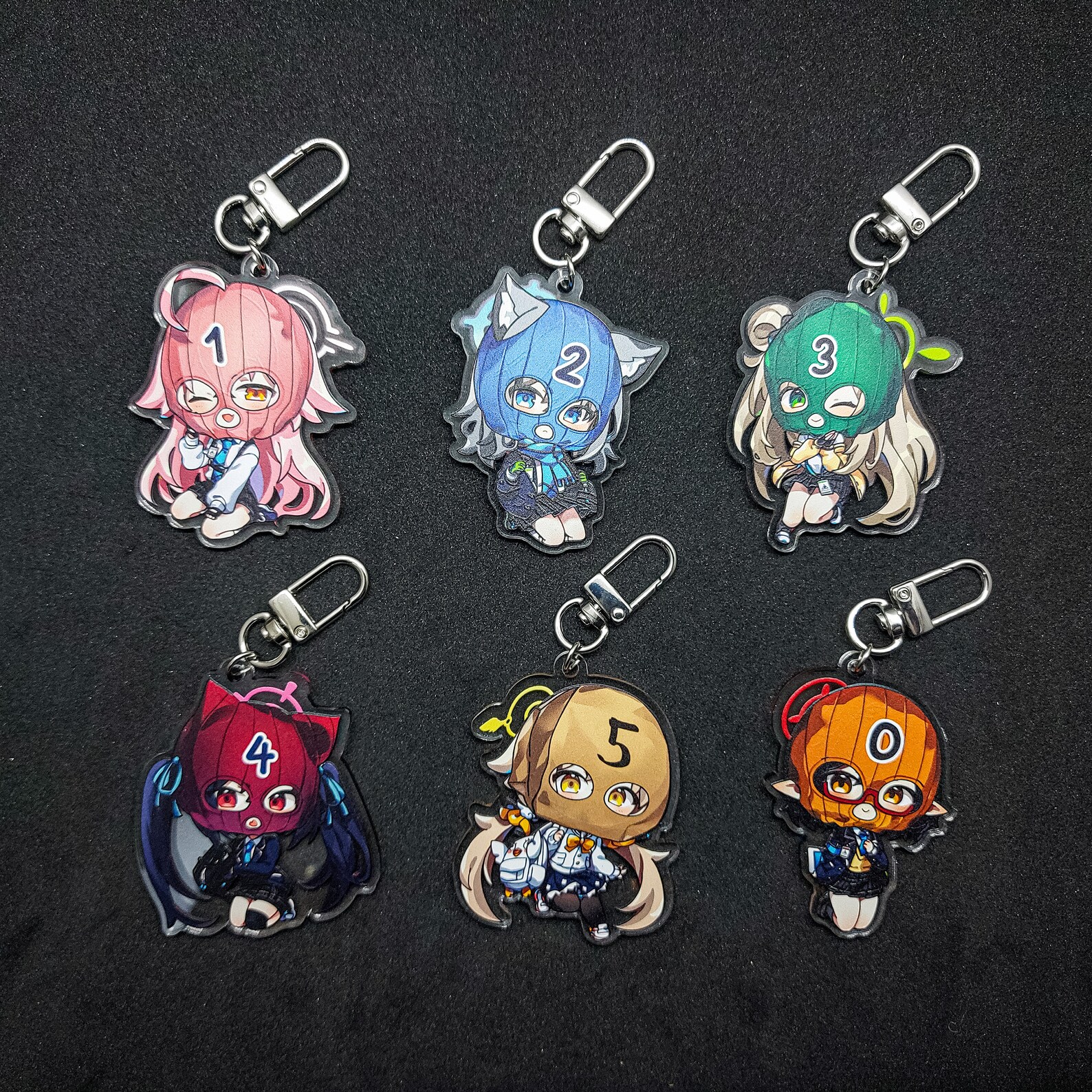 CLEARANCE Blue Archive Keychain: Abydos High School, Double-sided ...