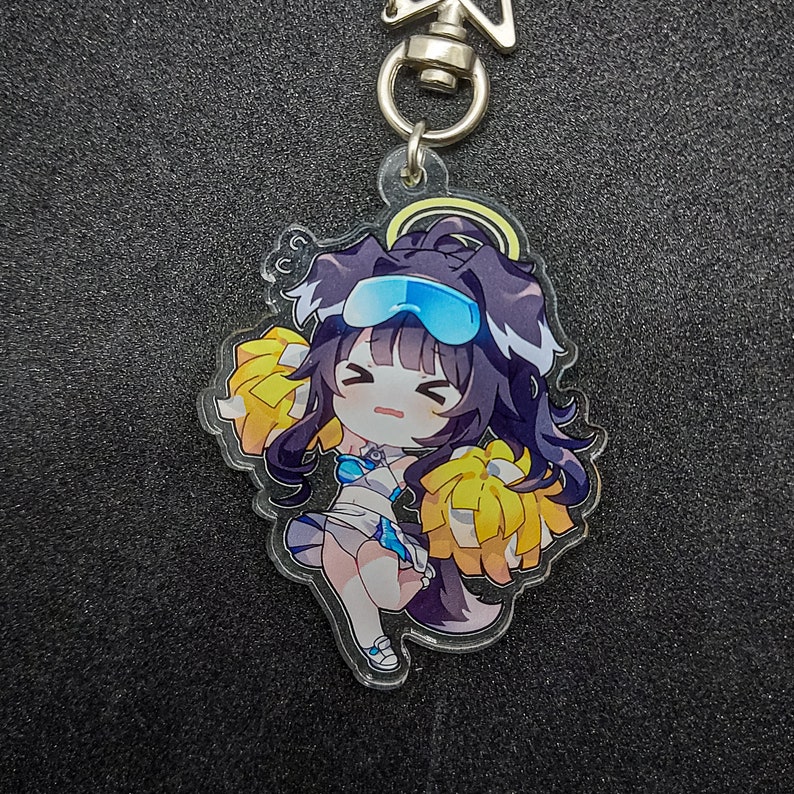 Blue Archive Keychain | Acrylic Keychain Charm L Yuuka,hibiki,arona ...